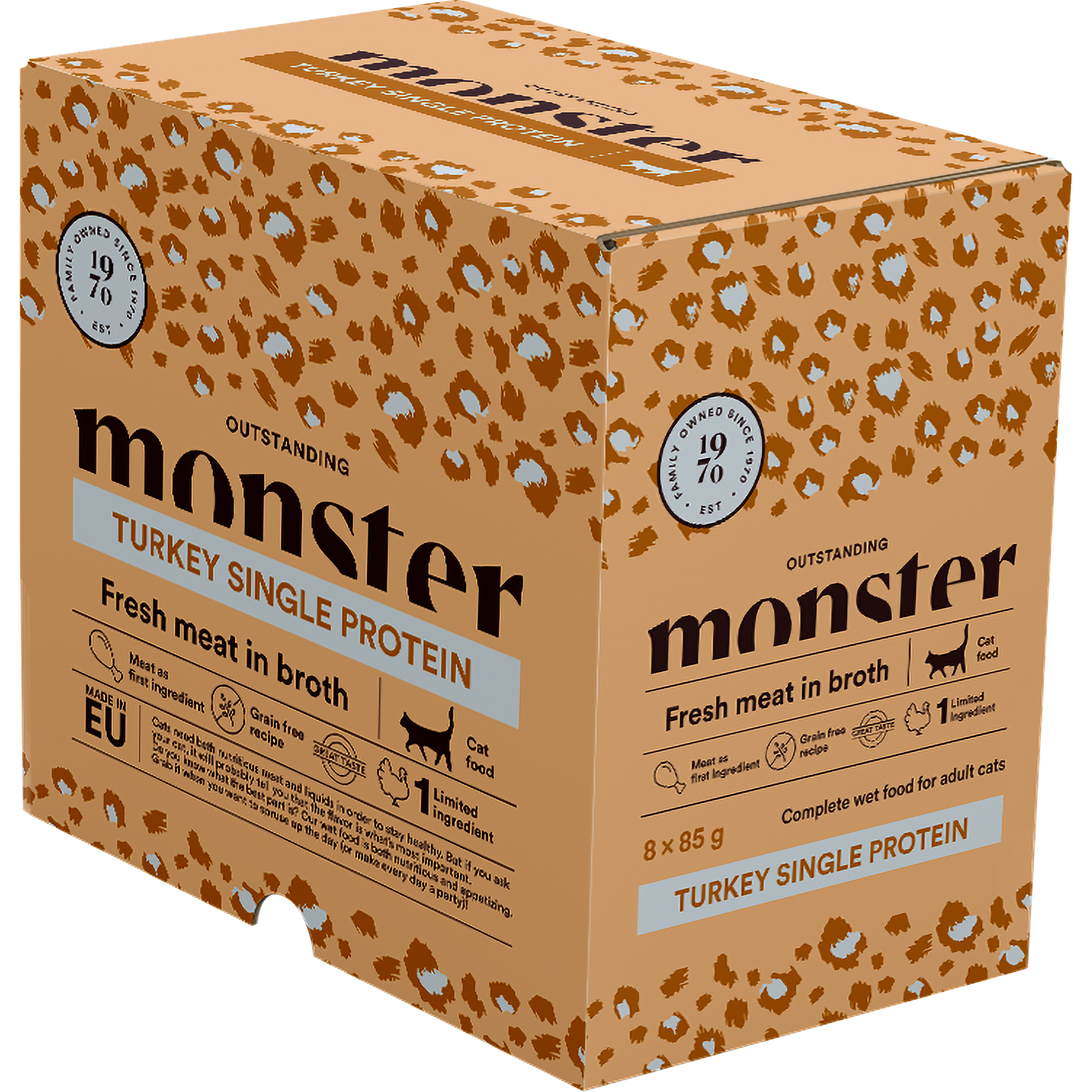 Kattmat Monster Adult Grainfree Turkey/Chicken 6kg