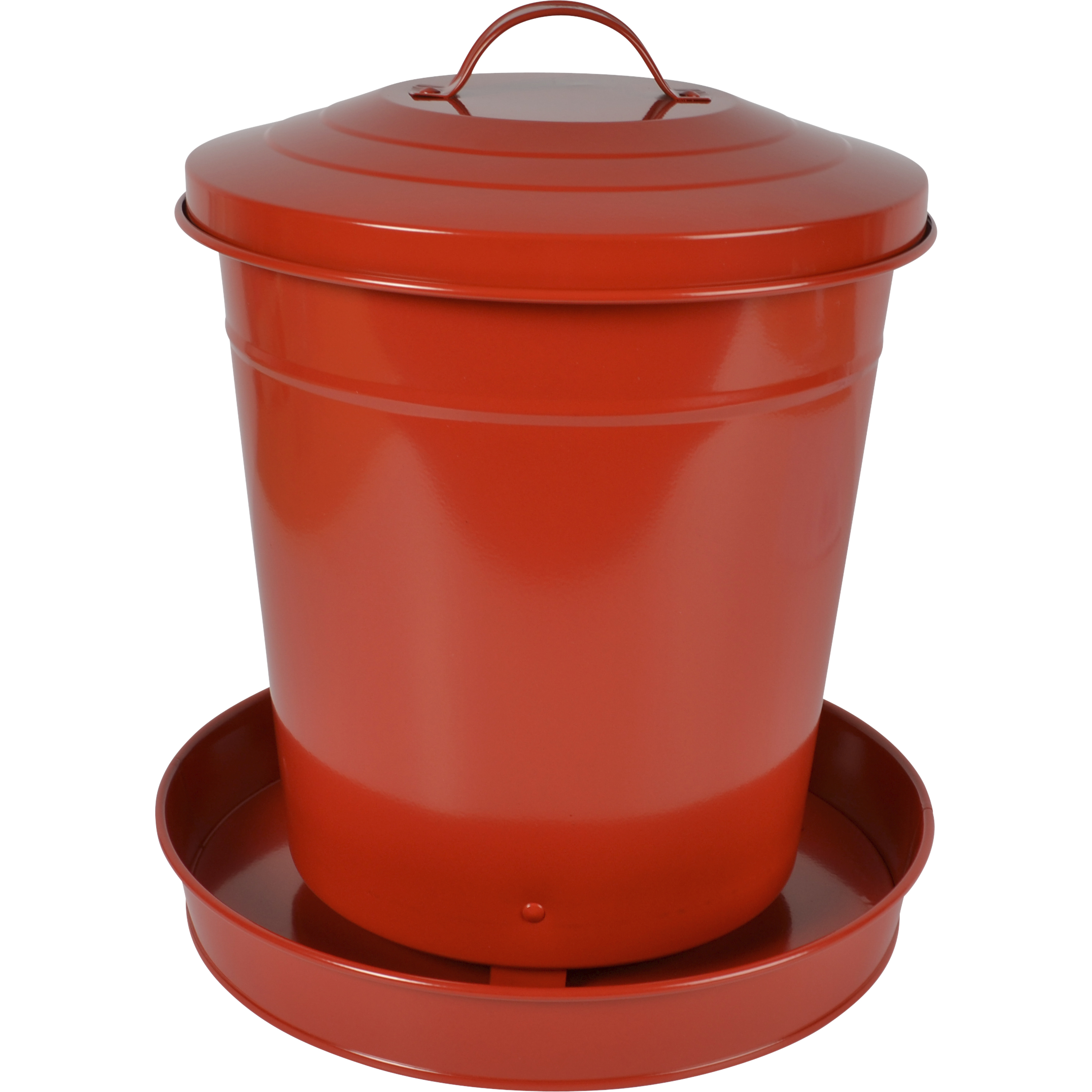 Foderautomat Willab Plåt Röd 6kg