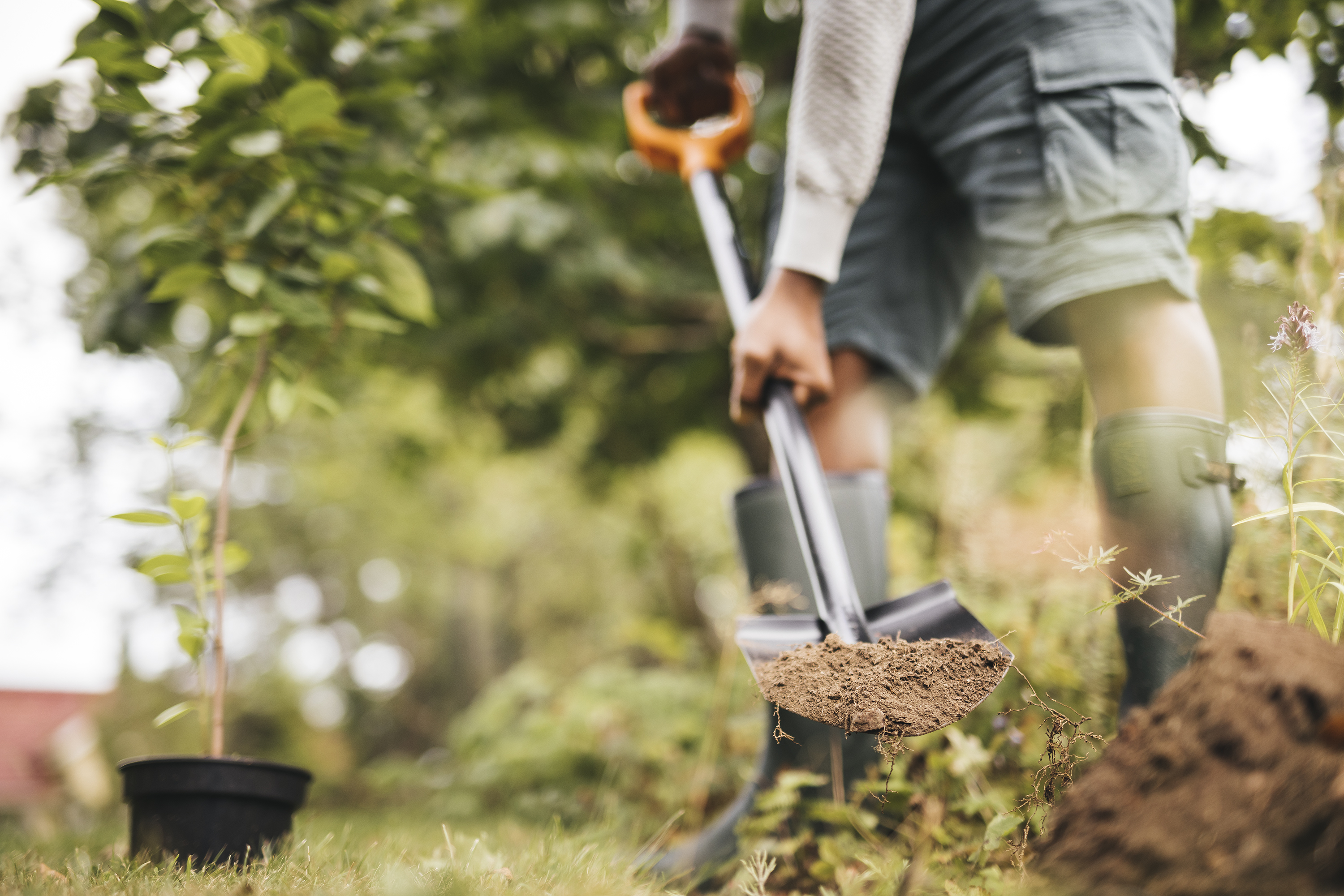 Spade Fiskars Solid Spetsig Metall