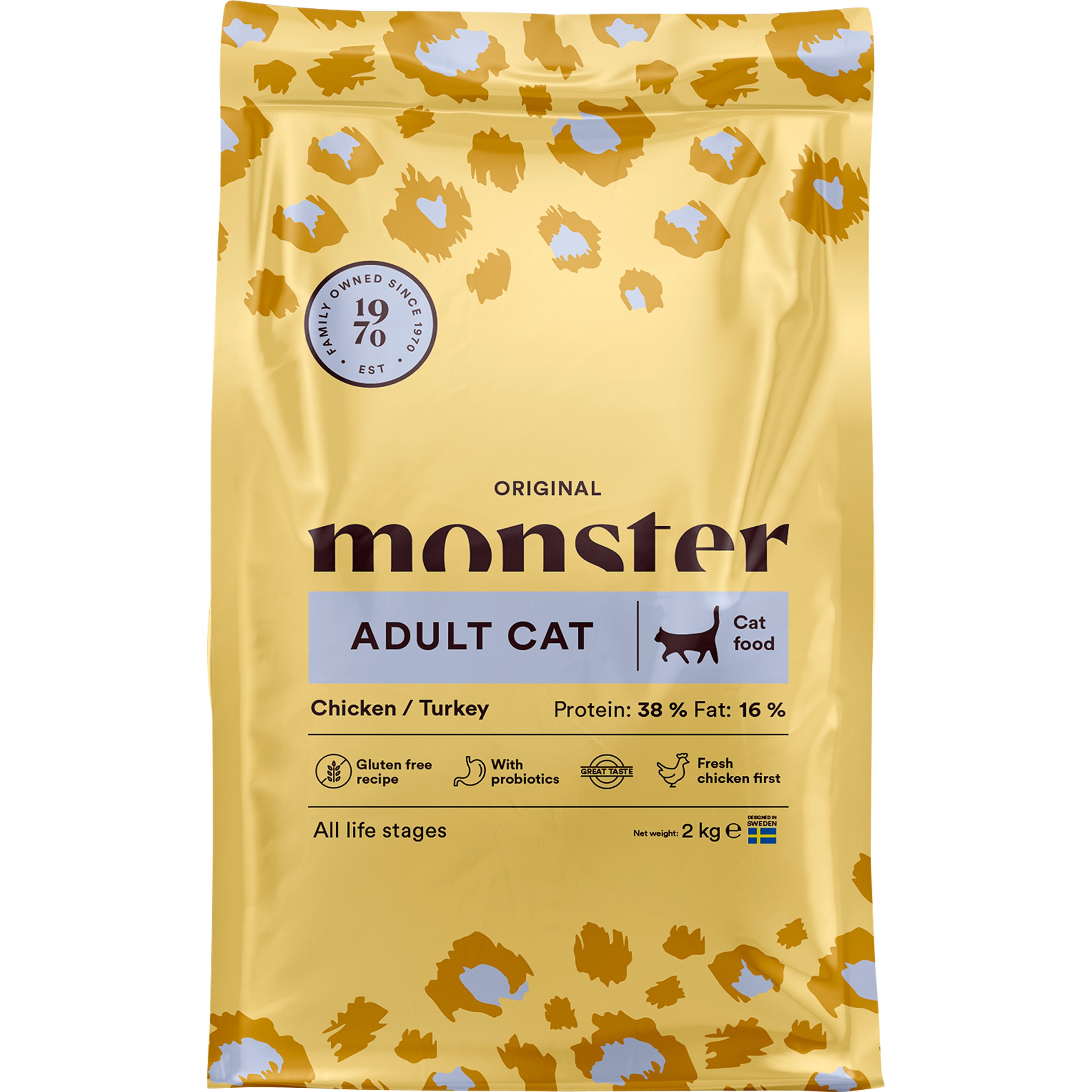 Kattmat Monster Original Adult Chicken/Turkey 2kg