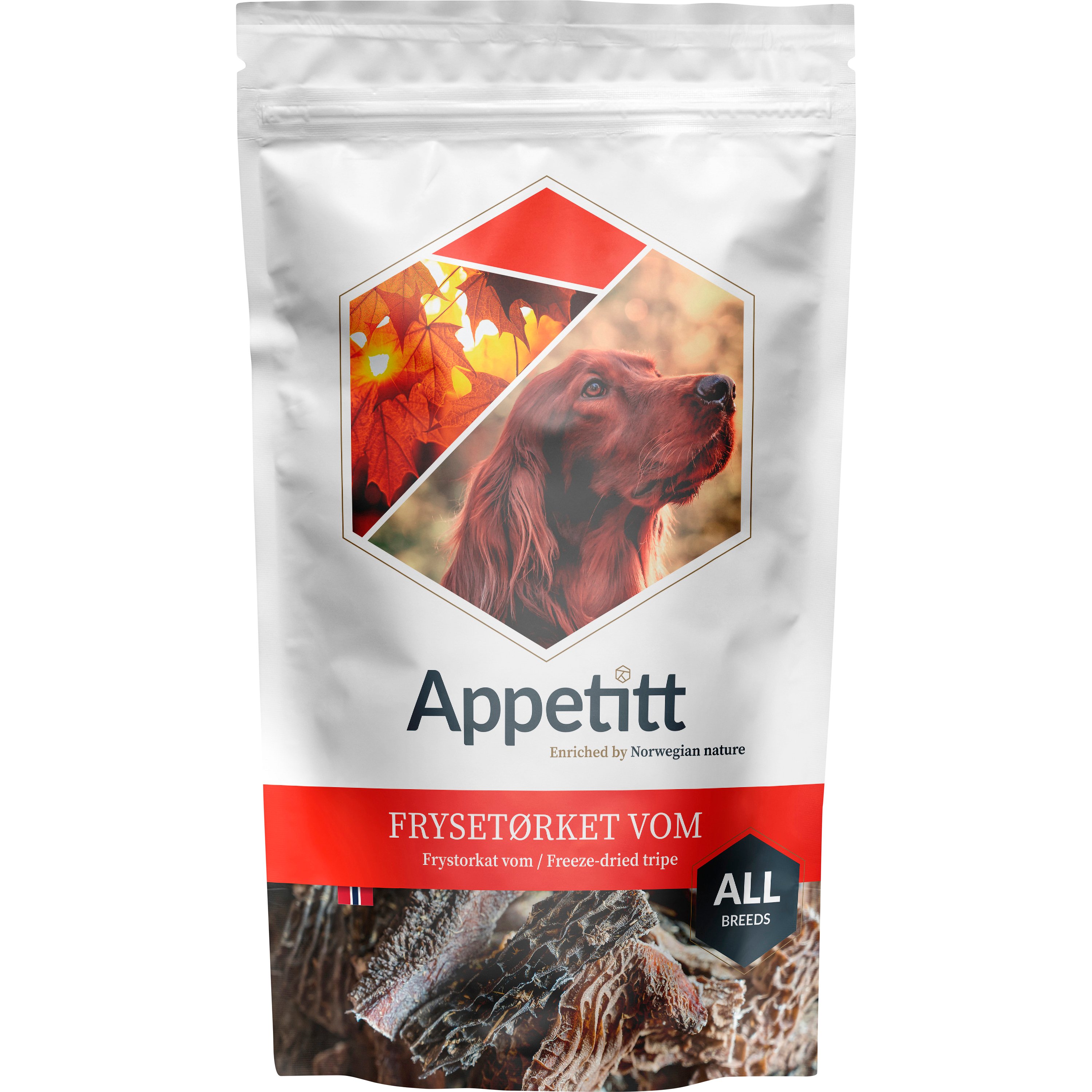 Hundfoder Appetitt Frystorkad Vom 500g