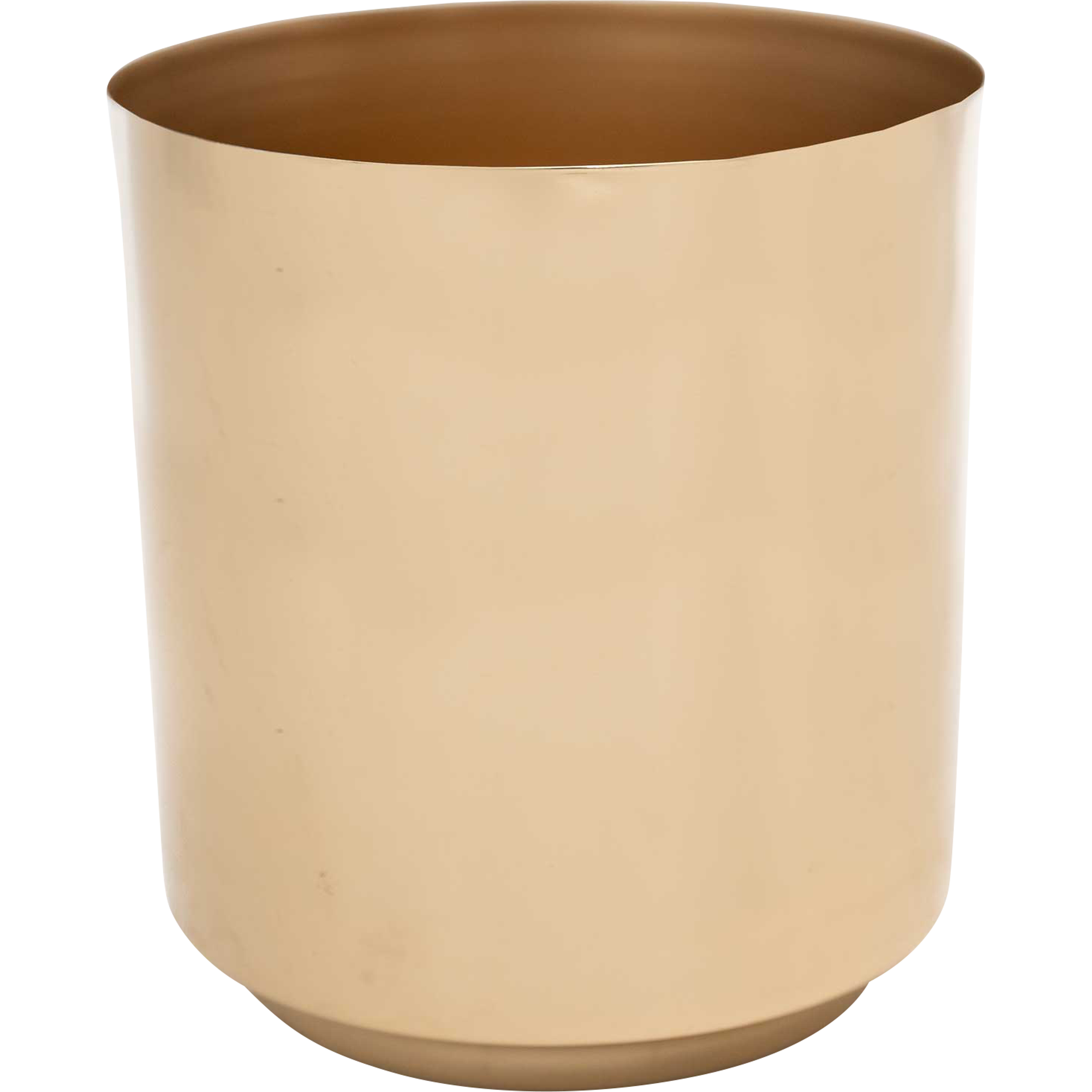 Kruka Zeline Cylinder Metall Guld Ø14,5cm