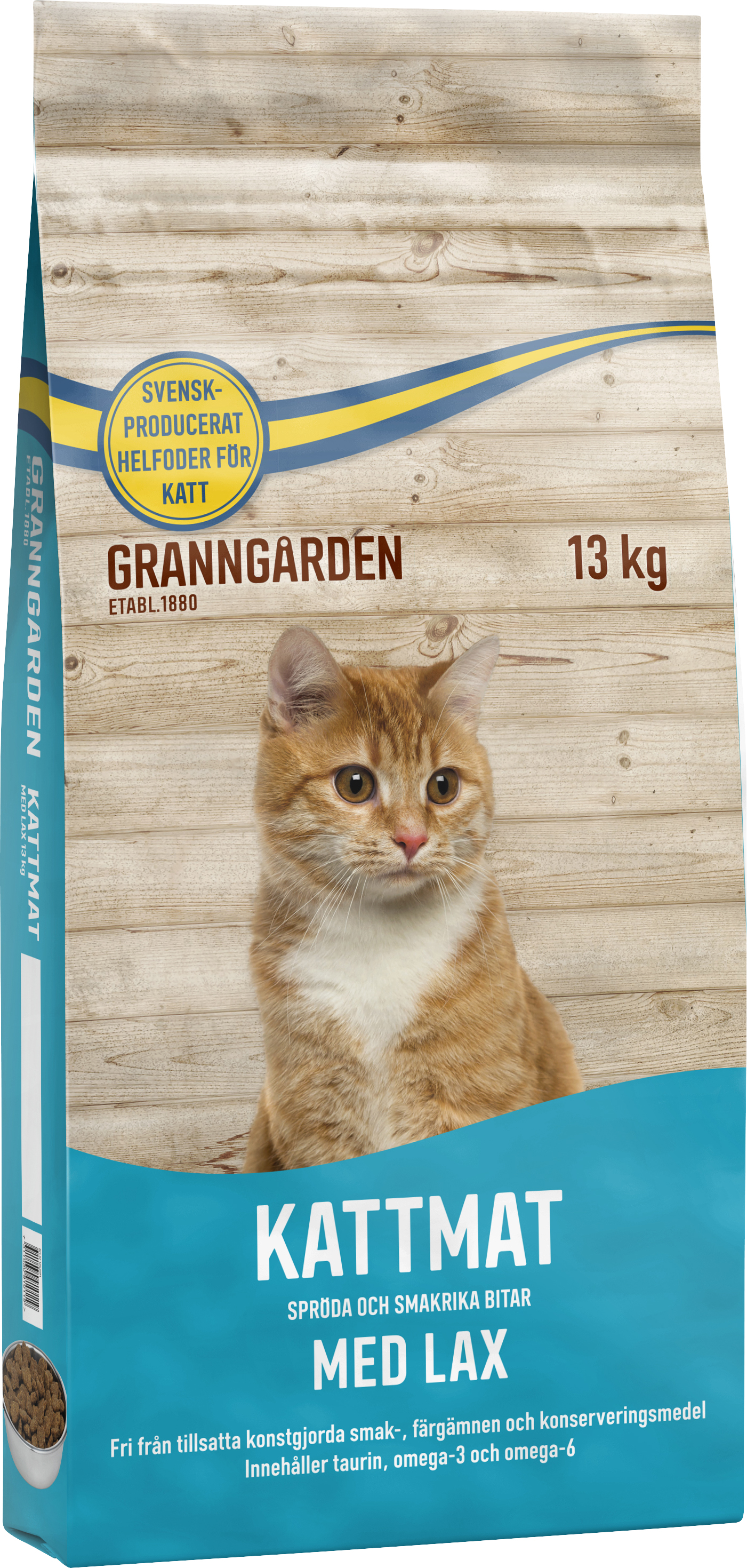 Kattmat Granngården Adult Lax 13kg