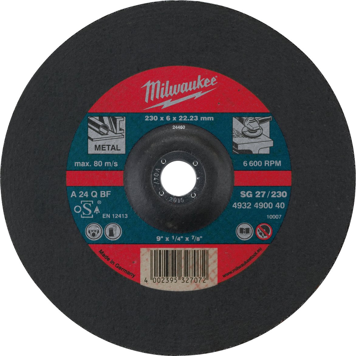 Slipskiva Ryobi metall Ø180mm