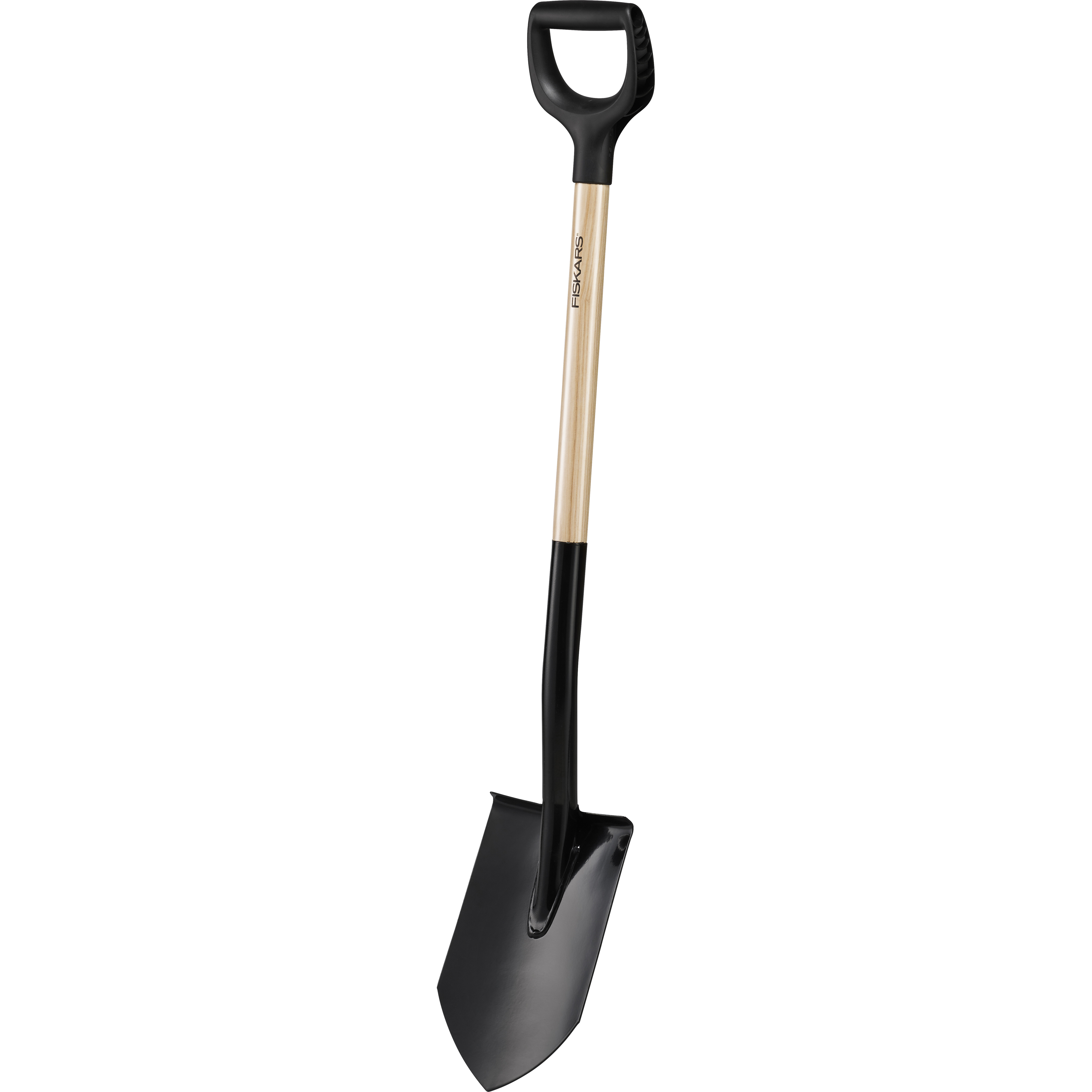 Spade Fiskars Prima Spetsig Trä FSC | granngarden.se