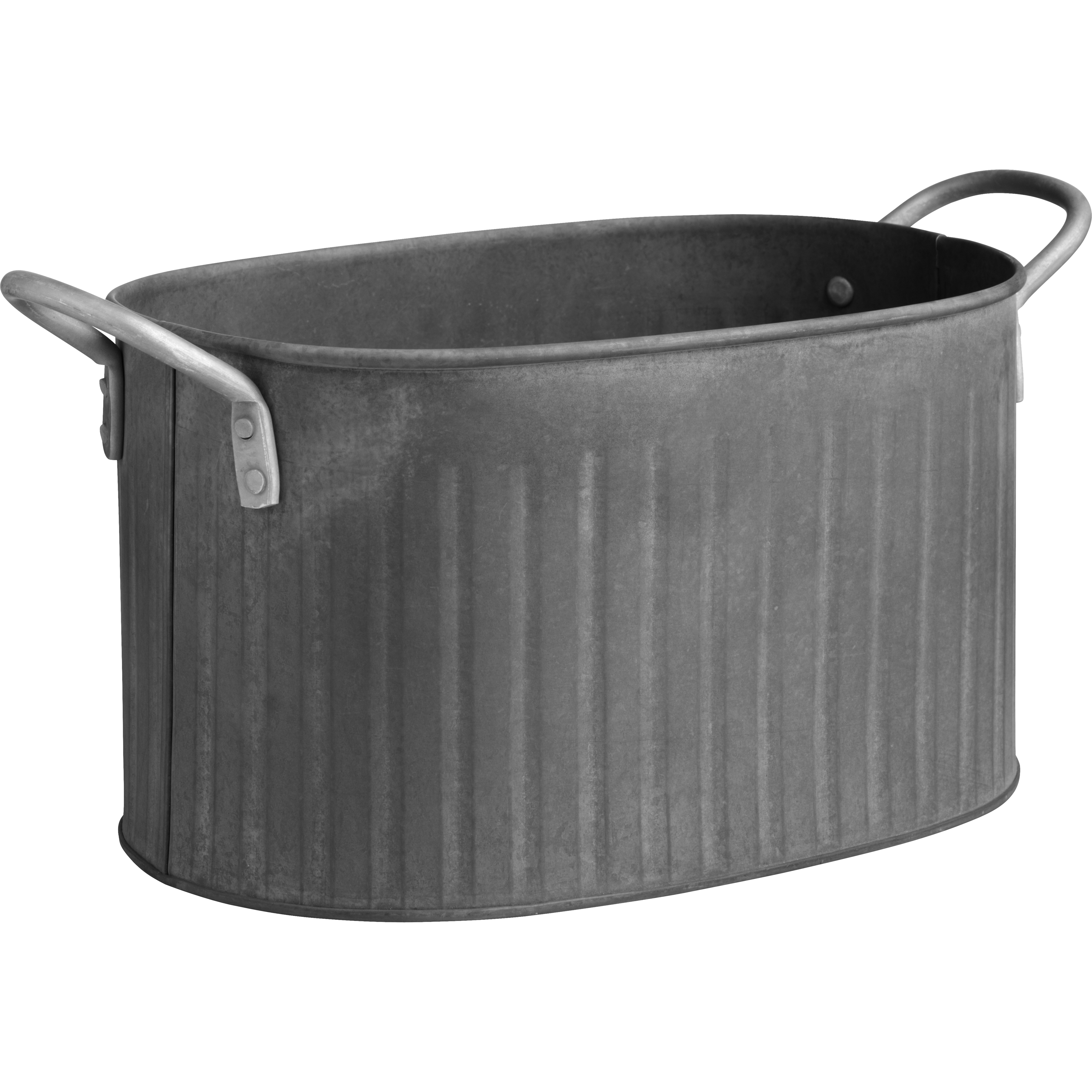 Zinkbalja Granngården 27x20x15cm