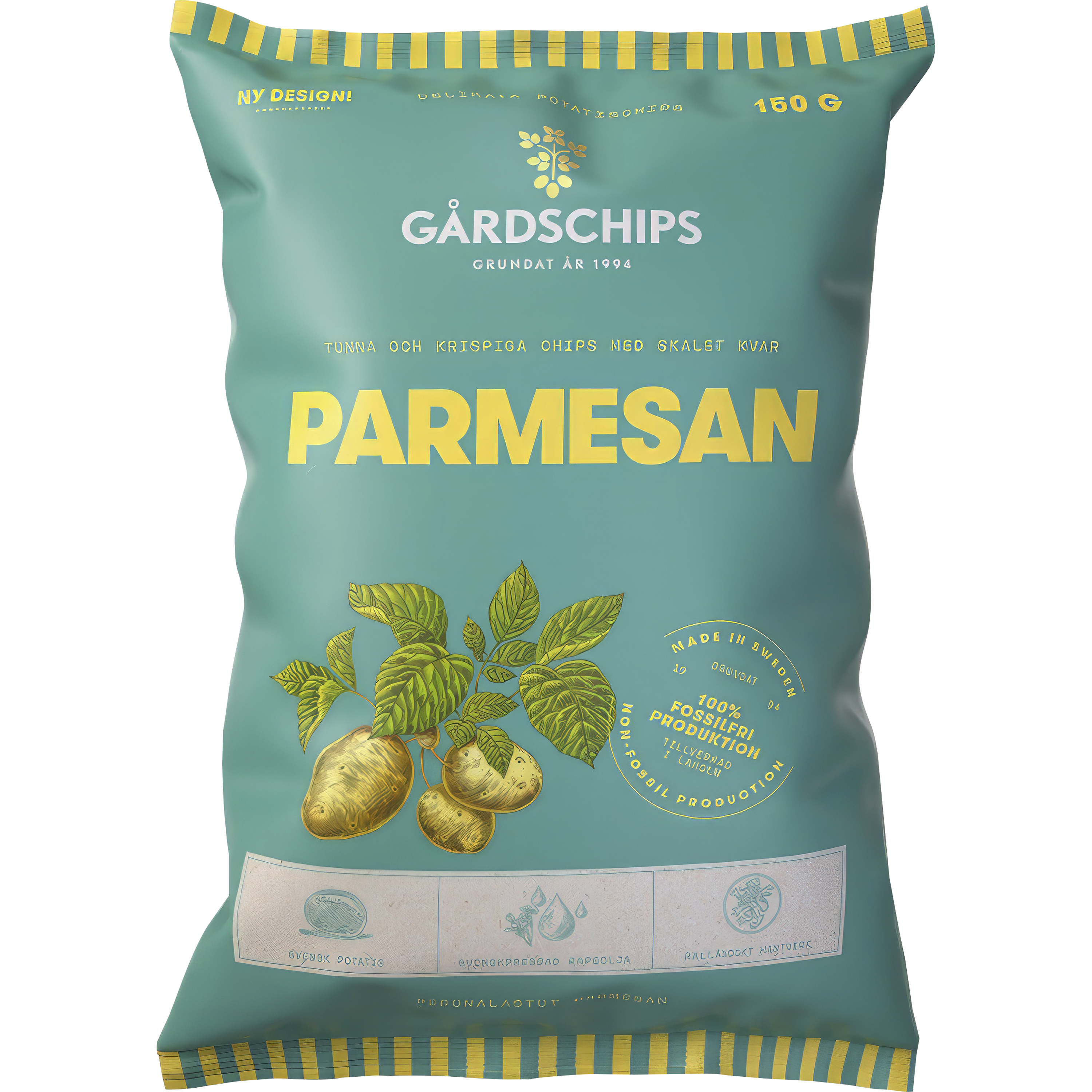 Chips Gårdschips Grytfriterade Parmesan 150g