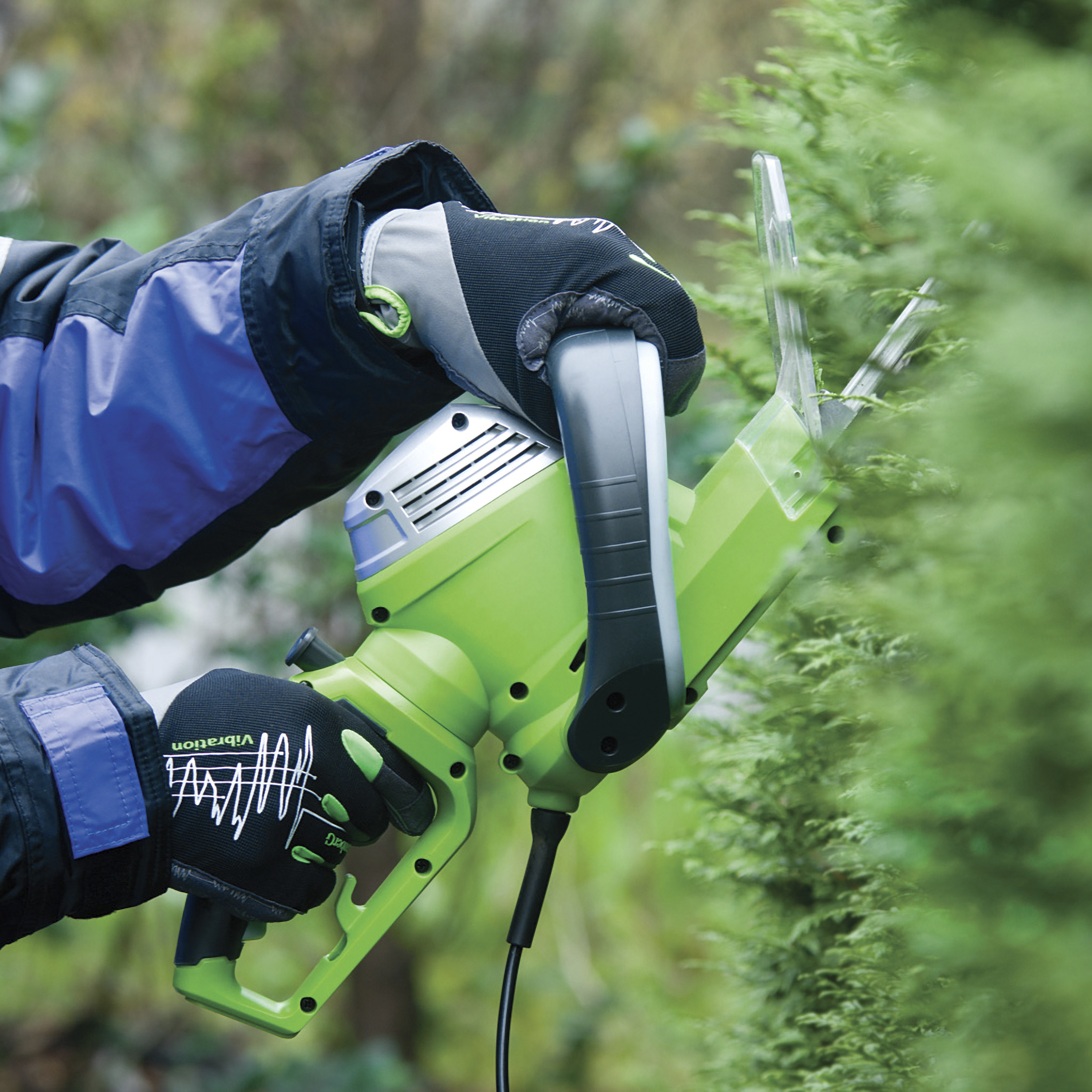 Arbetshandskar Granberg Antivibration Syntet Svart 10