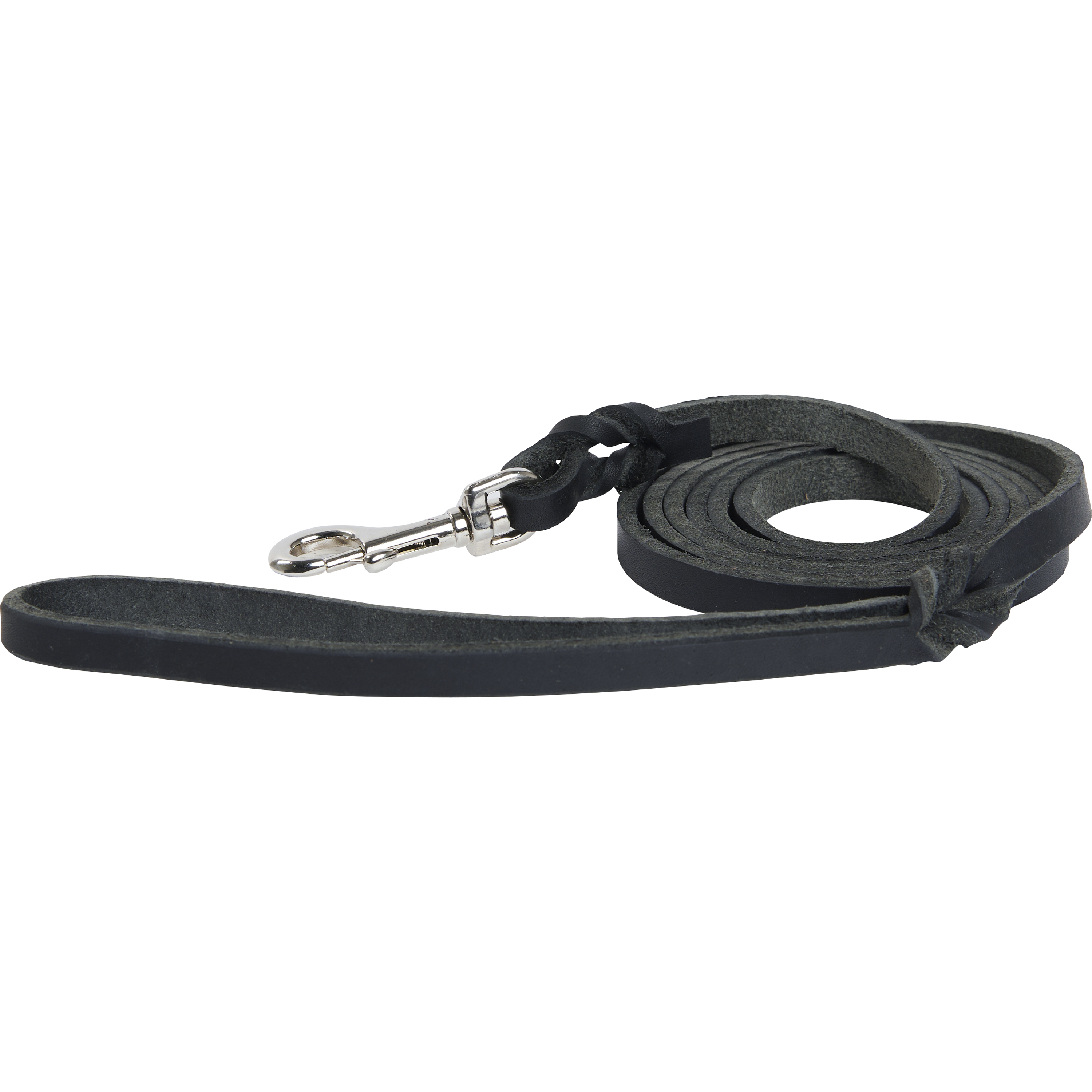 Hundhalsband Pritax Halvstryp Läder Svart