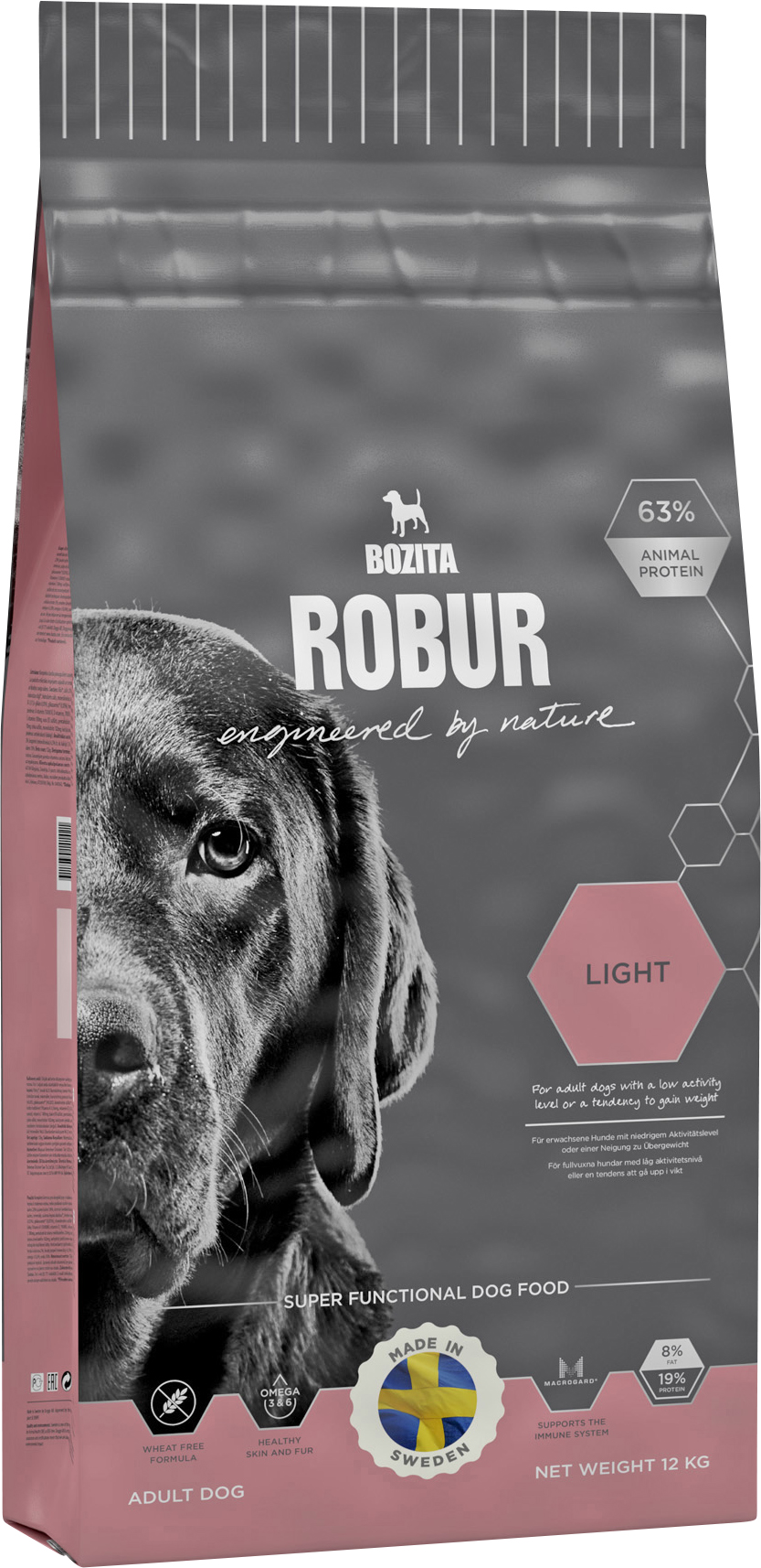 Hundfoder Bozita Robur Light 12kg