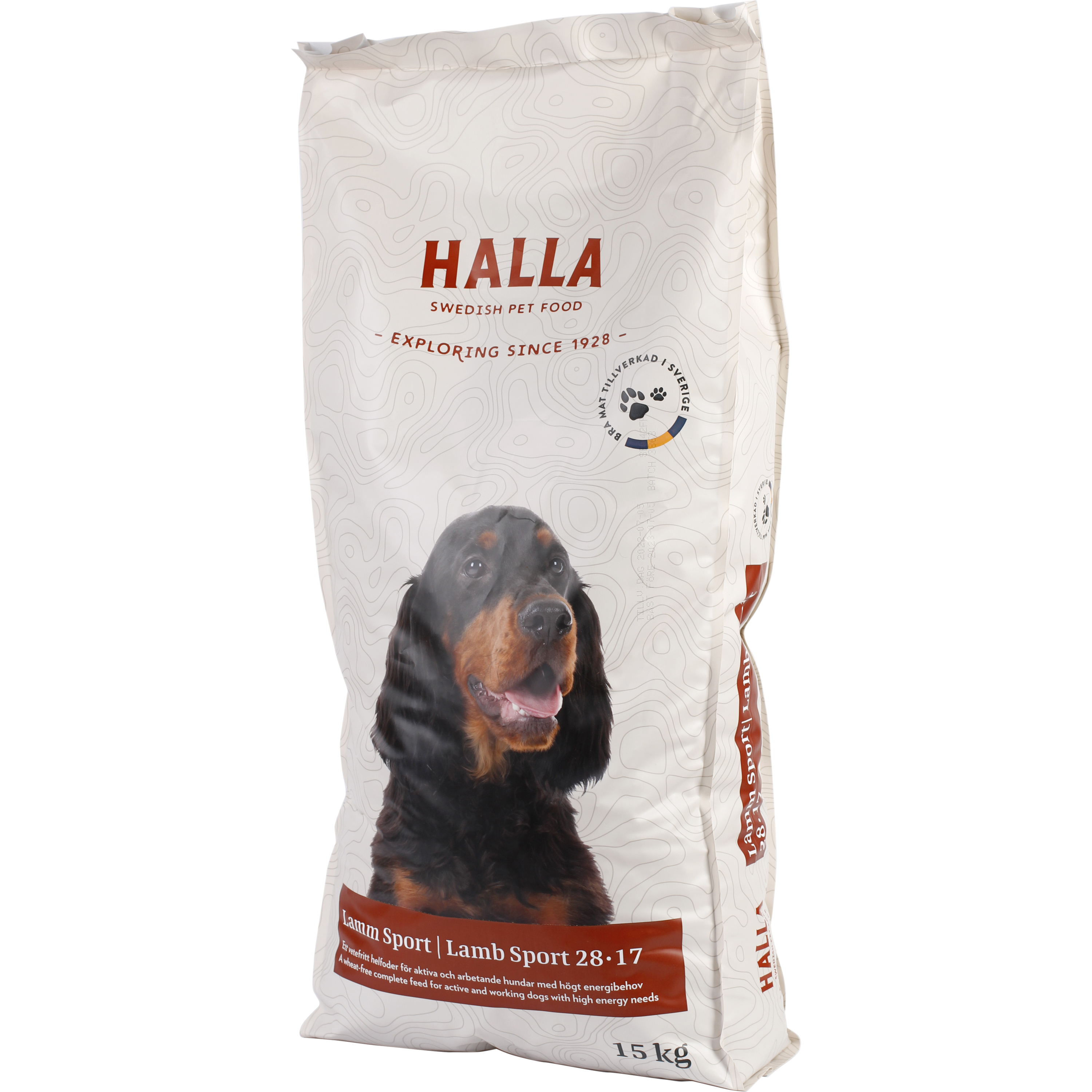 Hundfoder Halla Lamm Sport 15kg