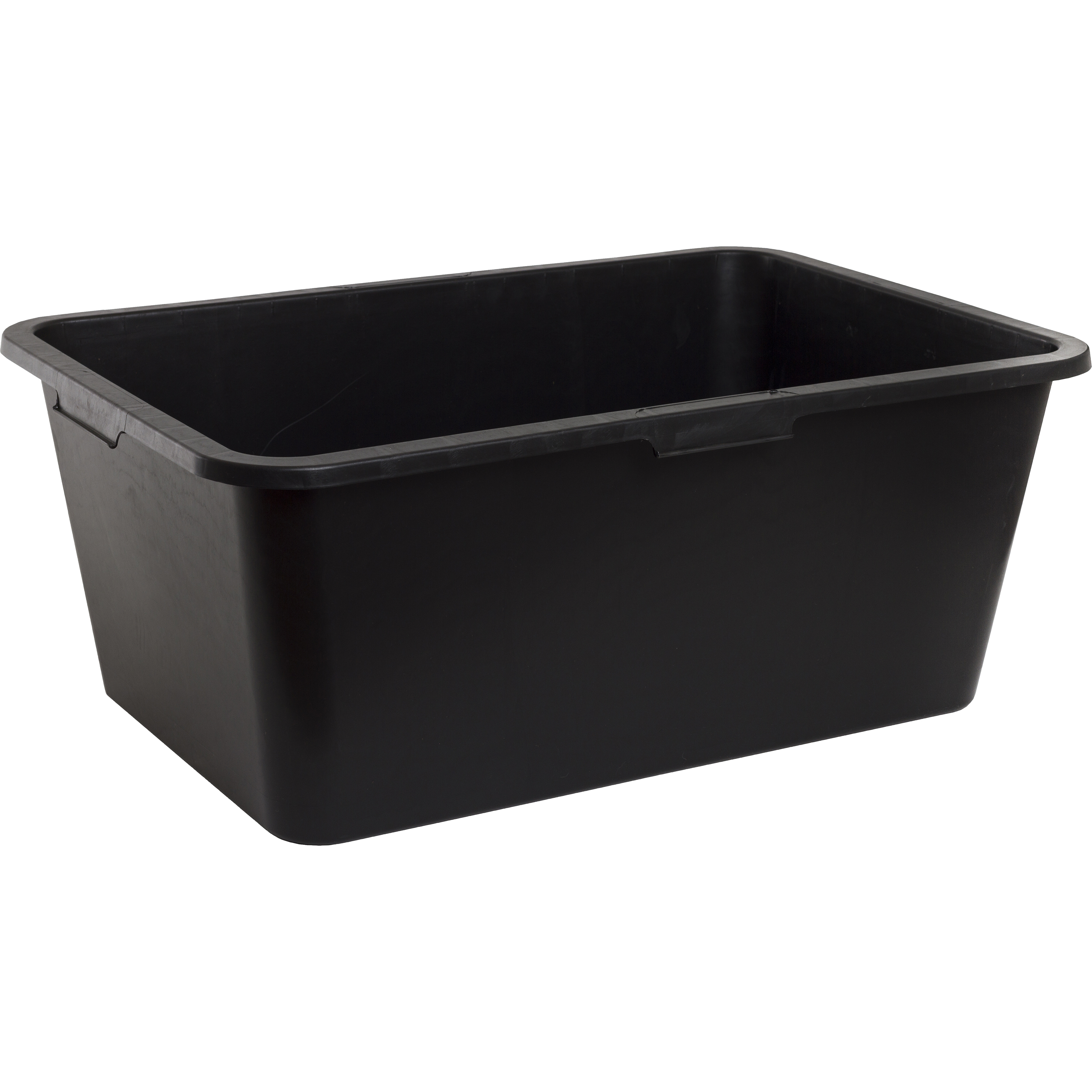 Murbruksbalja Nordiska plast Rektangulär Svart 85L