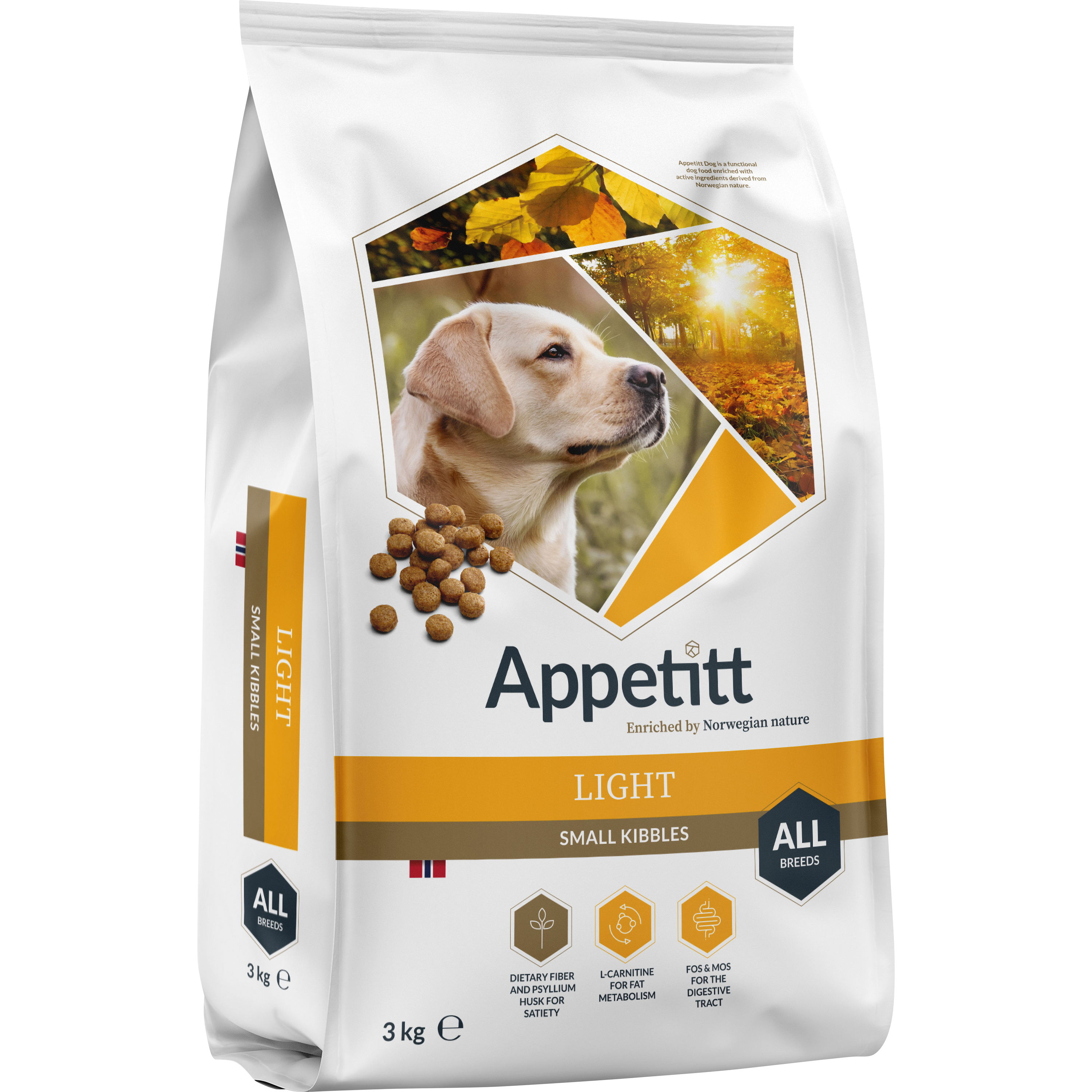 Hundfoder Appetitt Light 3kg
