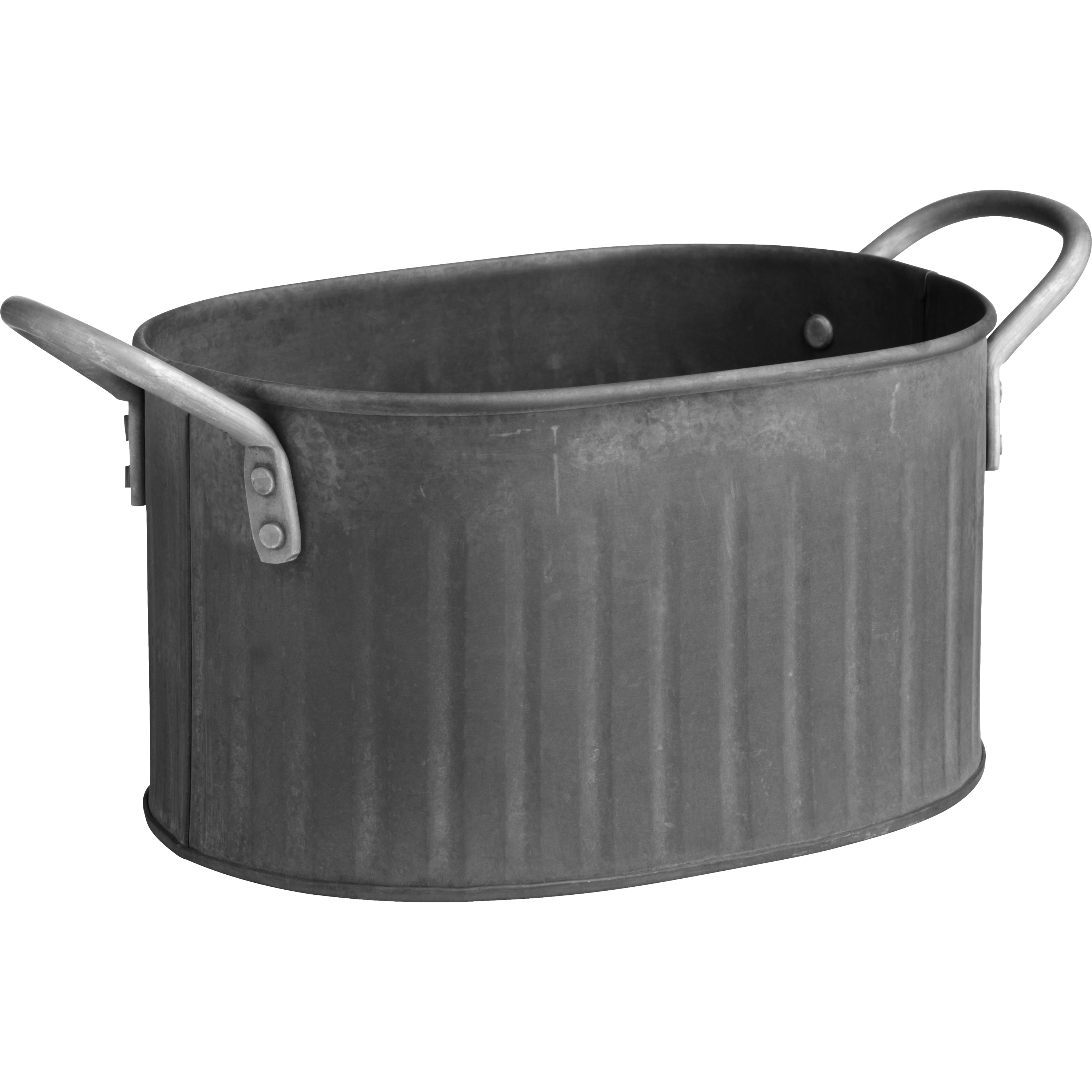 Zinkbalja Granngården 22x18x12cm