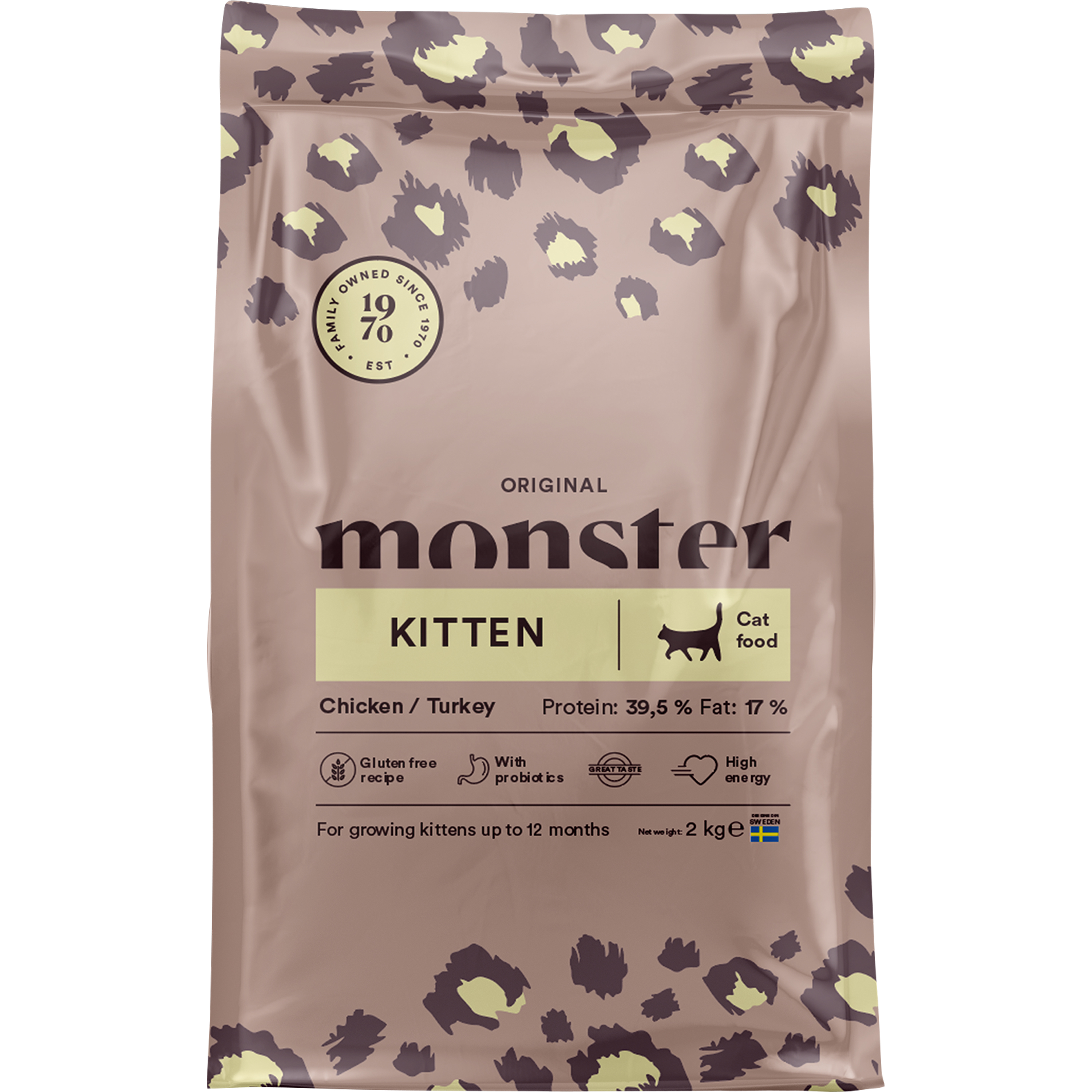 Kattmat Monster Original Kitten Chicken/Turkey 2kg